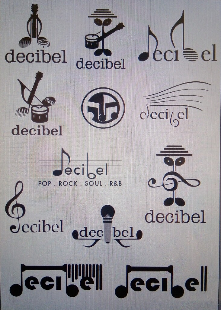 Music Band logo - Decibel - The Crit Pit - Graphic Design Forum