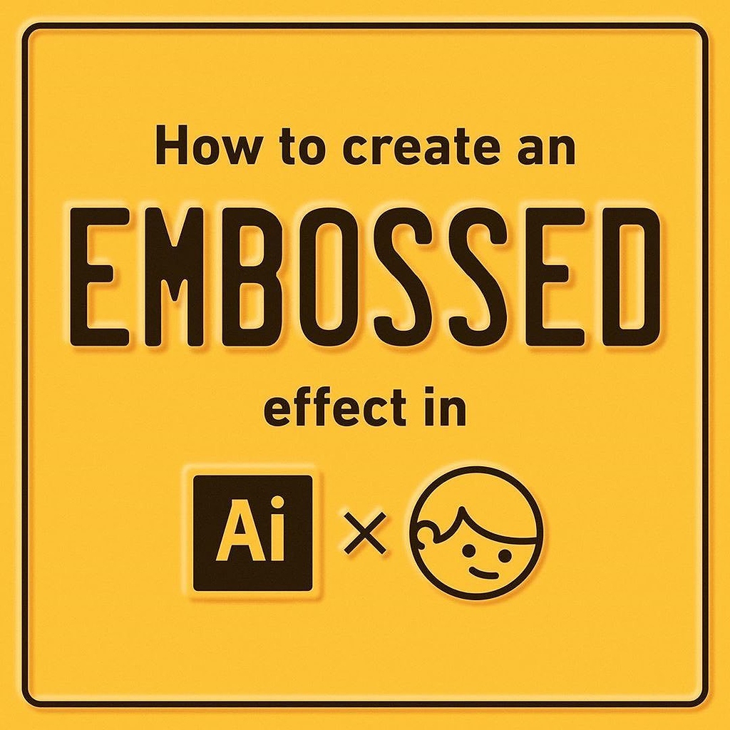 Create an embossed effect in Adobe Illustrator - Graphic Design ...