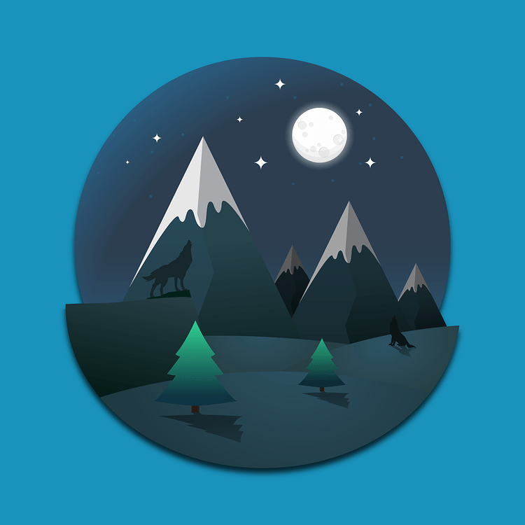 2D Illustration - LANDSCAPES - Graphic Design - Graphic Design Forum