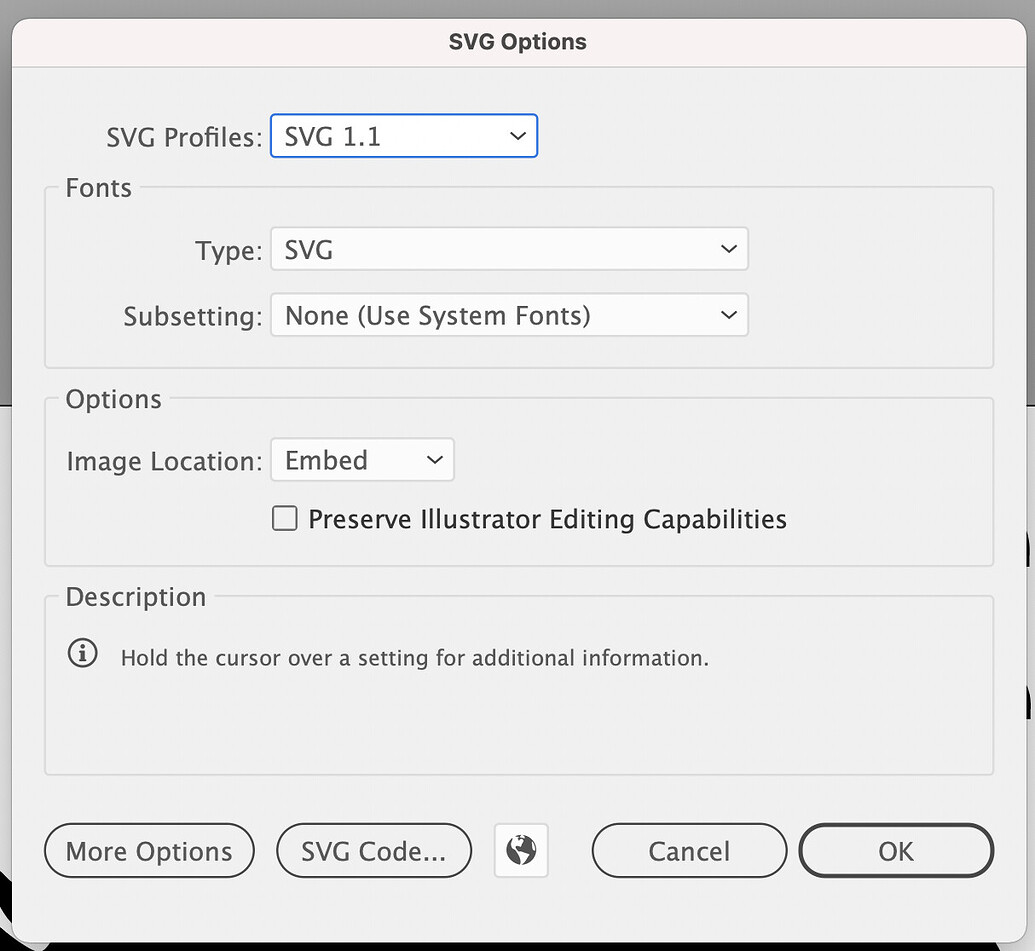 SVG export error - Software - Graphic Design Forum