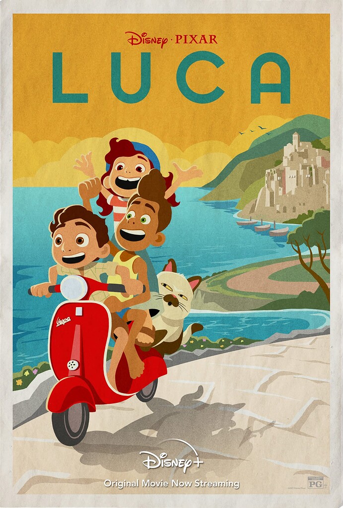 Disney LUCA posters - Inspiration - Graphic Design Forum