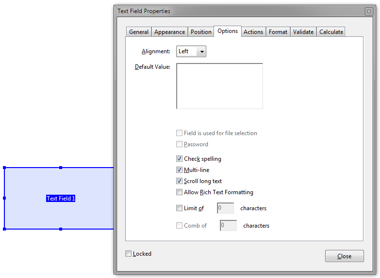 Interactive Form From InDesign Multiline Not Working Software 
