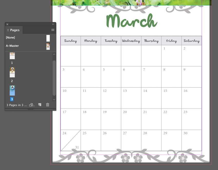 Calendar Design Grid Rows Graphic Design Graphic Design Forum